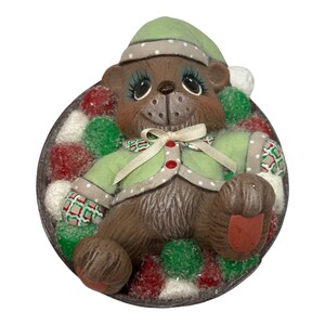 Vintage Dona's Mold Inc., Bear Sugar Gum Drops Trinket Box Candy Dish ...