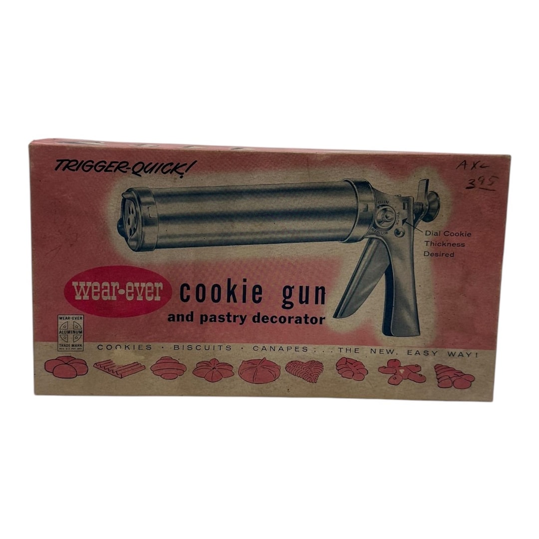 Vintage Wear-ever Cookie Gun & Pastry Decorator Trigger Quick 3365 ...