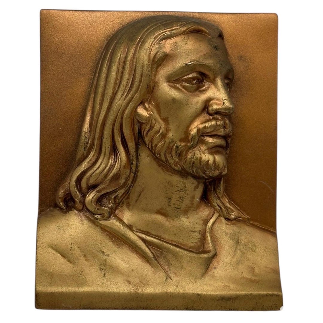 VTG Profile of Jesus Christ by J Mesa Johnals Enterprises Chalkware ...