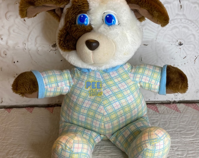 Vintage 1990 15” Galoob Toys Peeper Pals Puppy Dog Plush - Light up ...