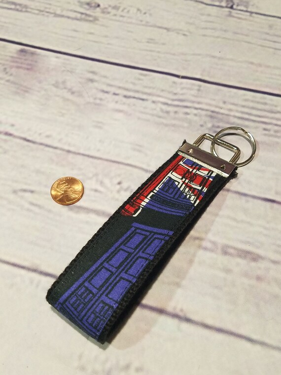 READY TO SHIP Phone Booth Key Fob | Etsy