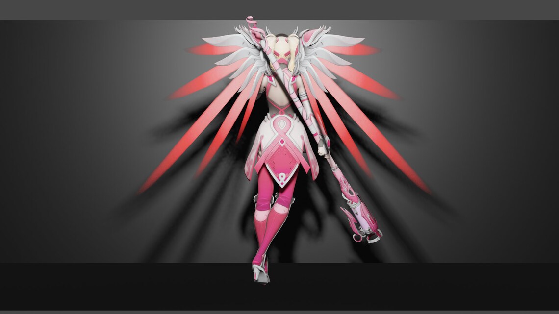 Overwatch Mercy STL Model: Perfect for Collectors and Gamers Stl File ...