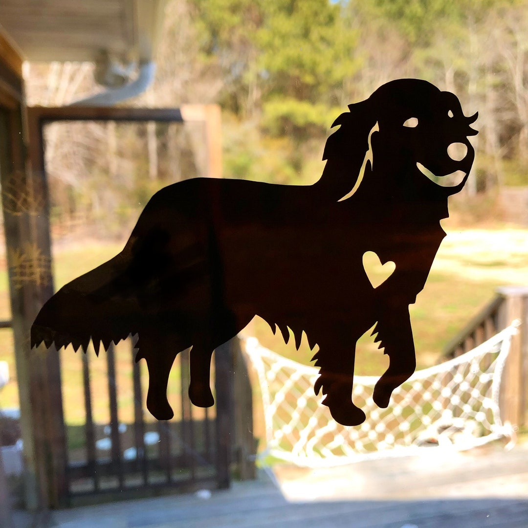 Dog Window Cling Art - Etsy