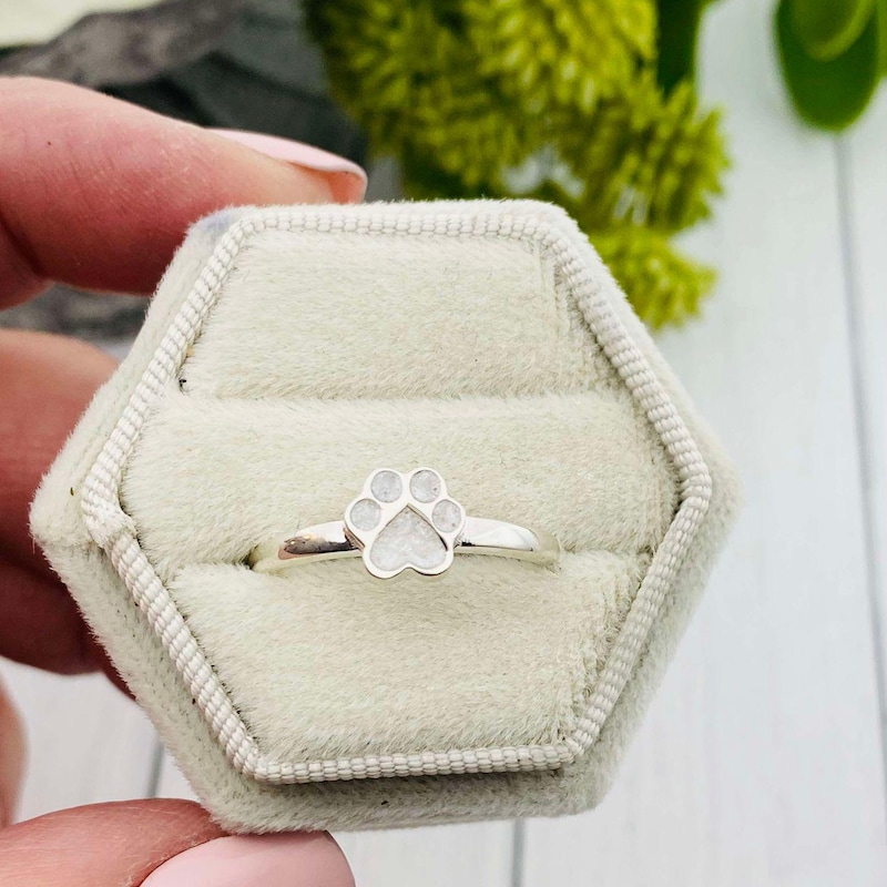 Paw Print Ring - Etsy