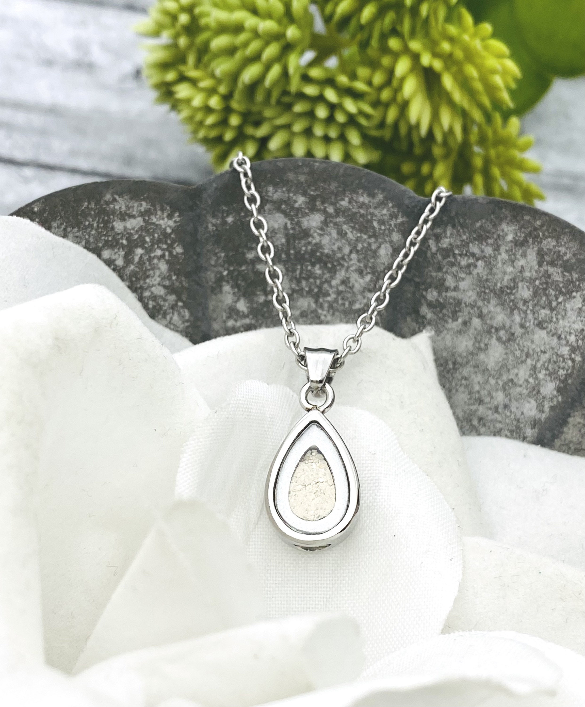 Memorial Teardrop Necklace