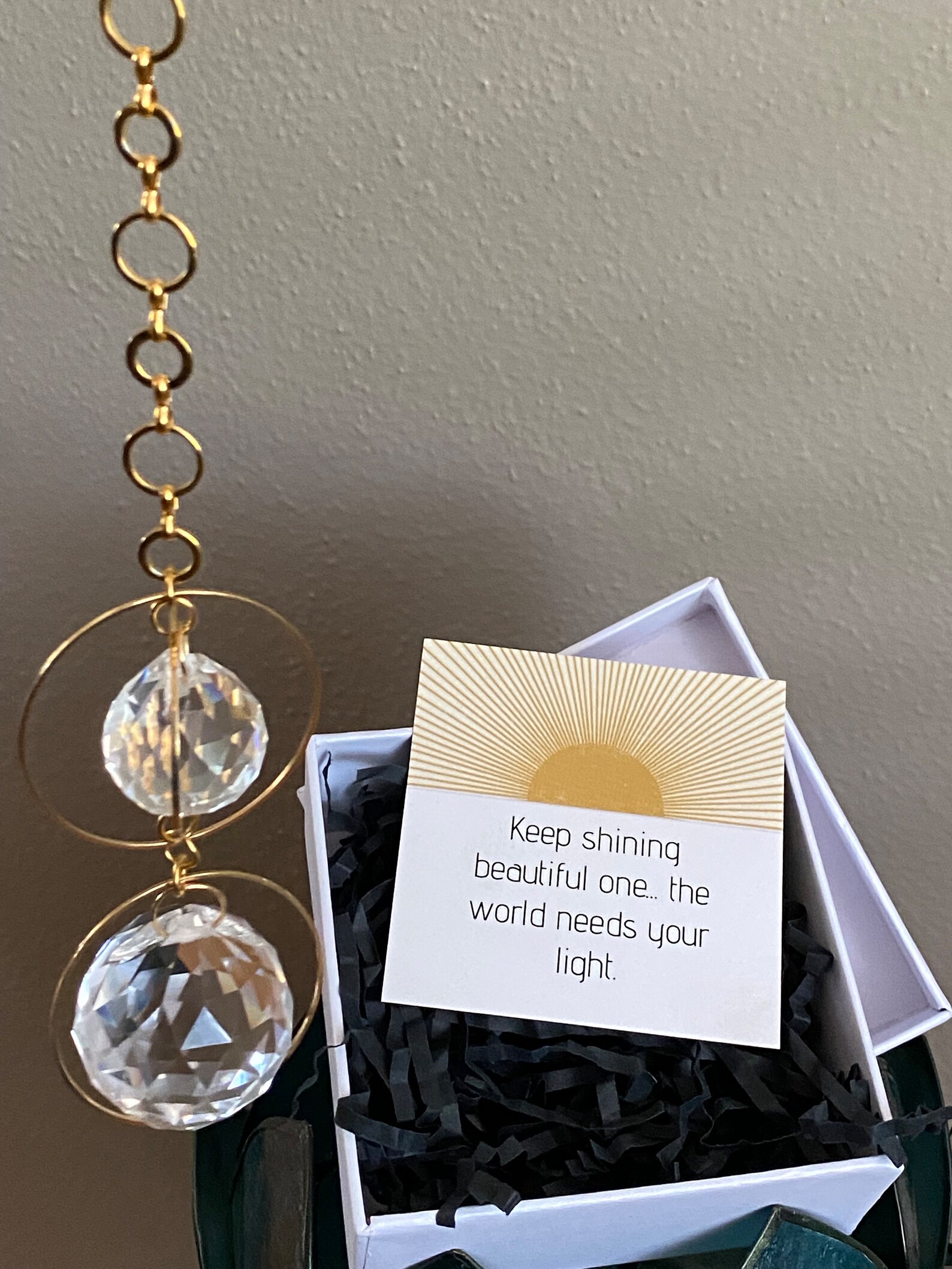 Gold Cremation Suncatcher, Silver Suncatcher, Memorial Sympathy Gift ...