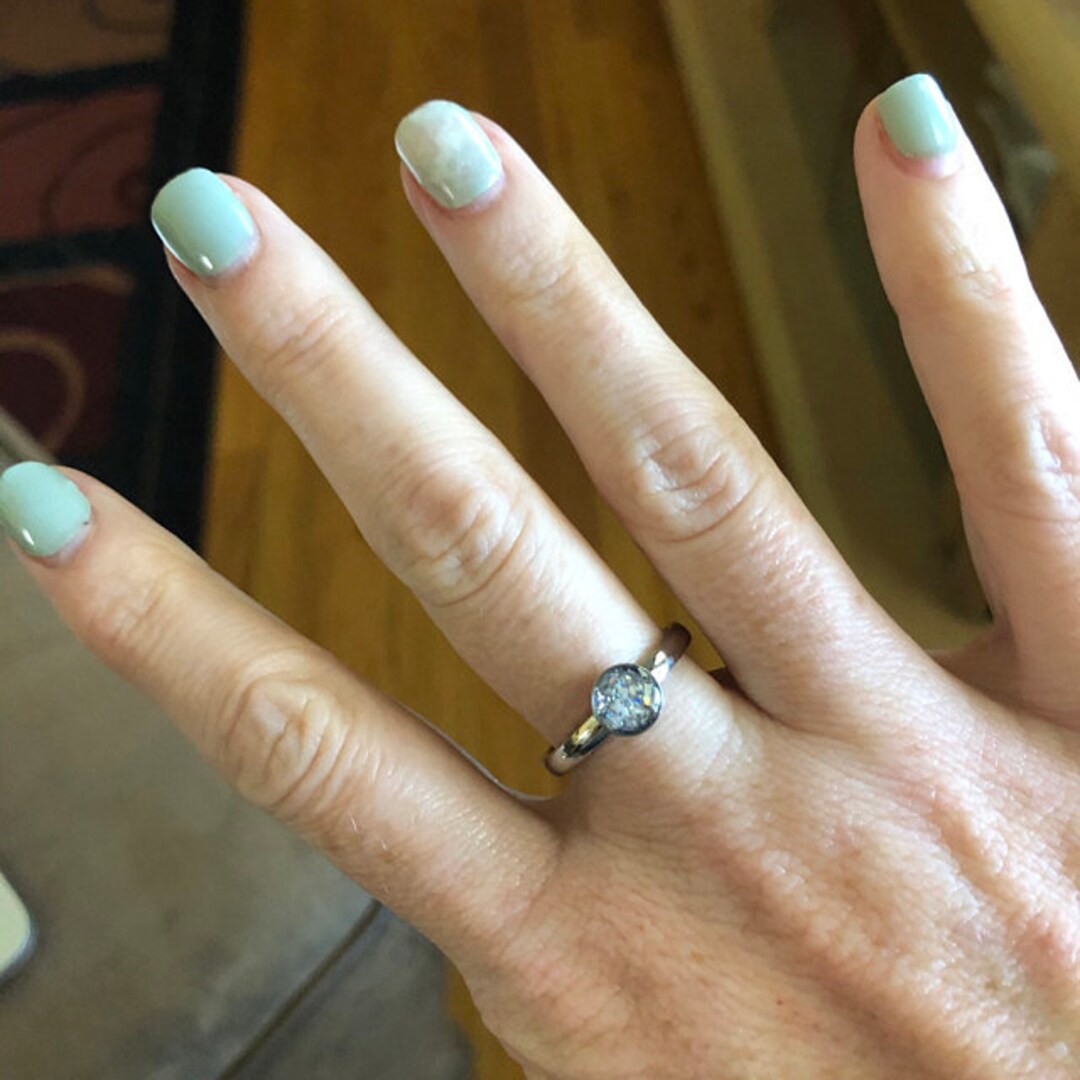 6mm Cremation Ring, Stainless Steel Stacking Rings, Cremation ...