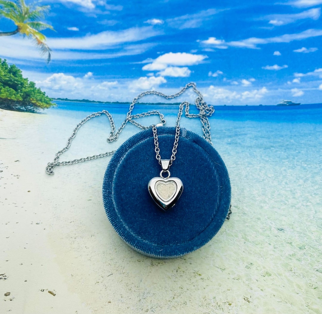 Beach Sand Jewelry, Honeymoon Sand Gift, Necklace With Destination ...