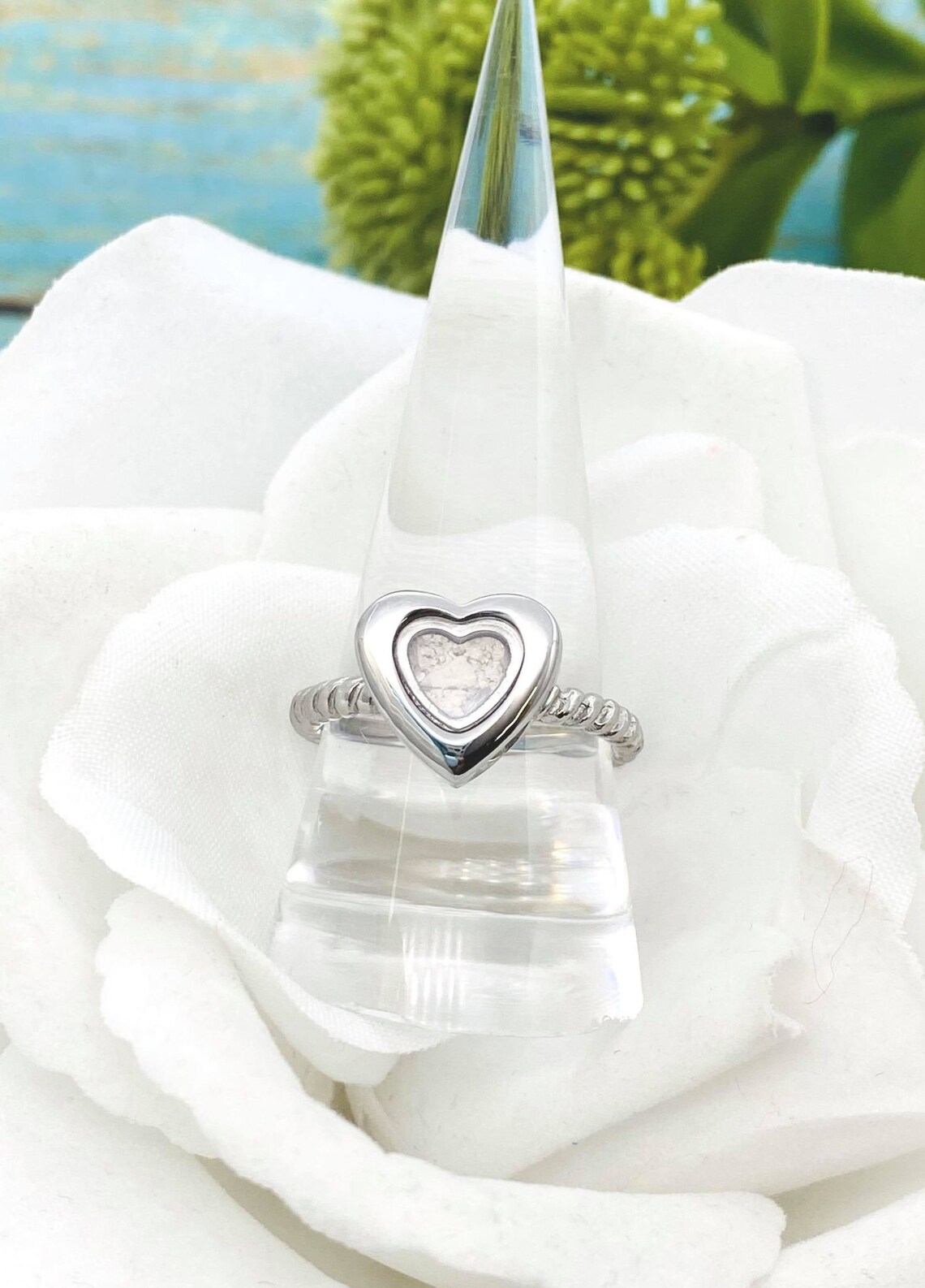 Cremation Locket Urn Rings Heart Teardrop Bar Glass Locket - Etsy