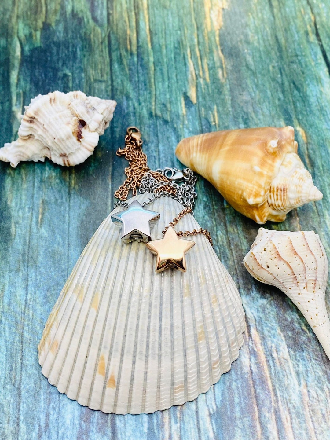Star Pendant for Sand, Beach Sand Jewelry, Honeymoon Beach Keepsake ...