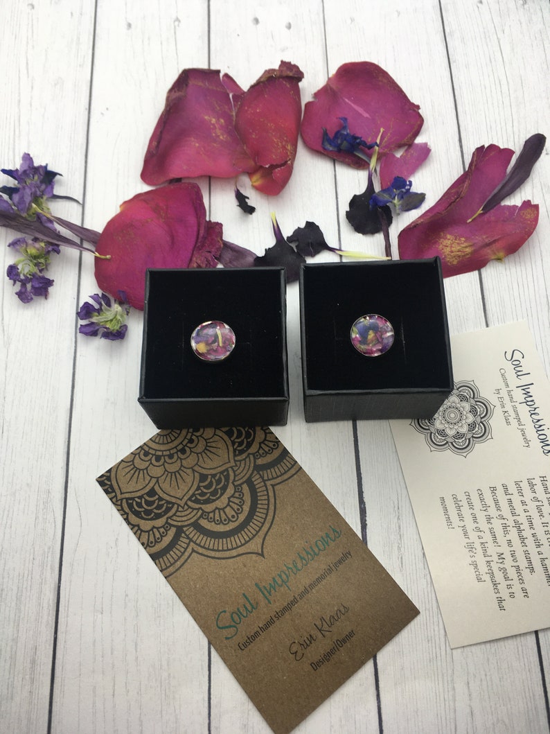 Dried Flower Tie Tack, Funeral Flower Memorial Tie Pin, Wedding Flower ...