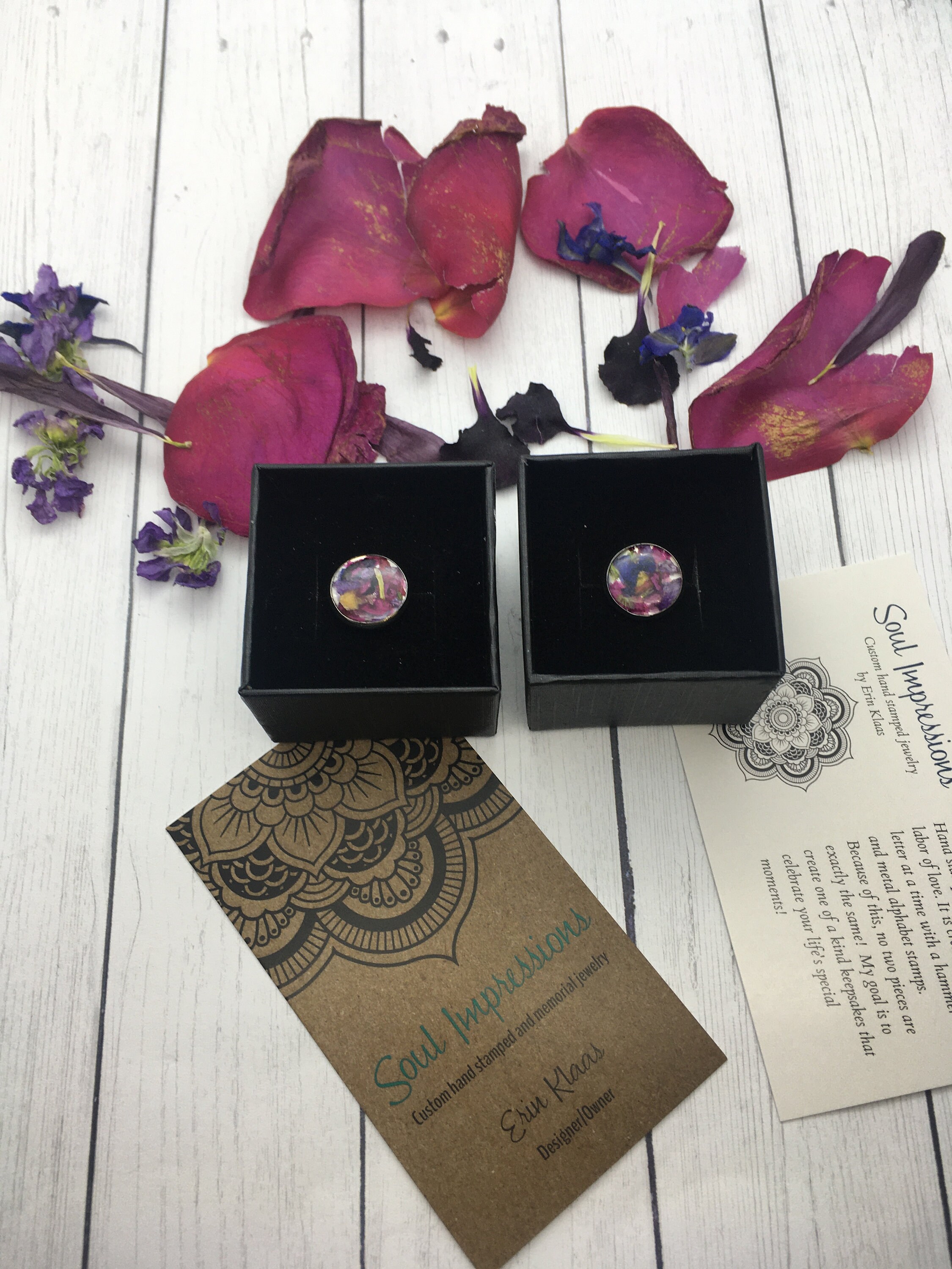 Dried Flower Tie Tack Funeral Flower Memorial Tie Pin | Etsy