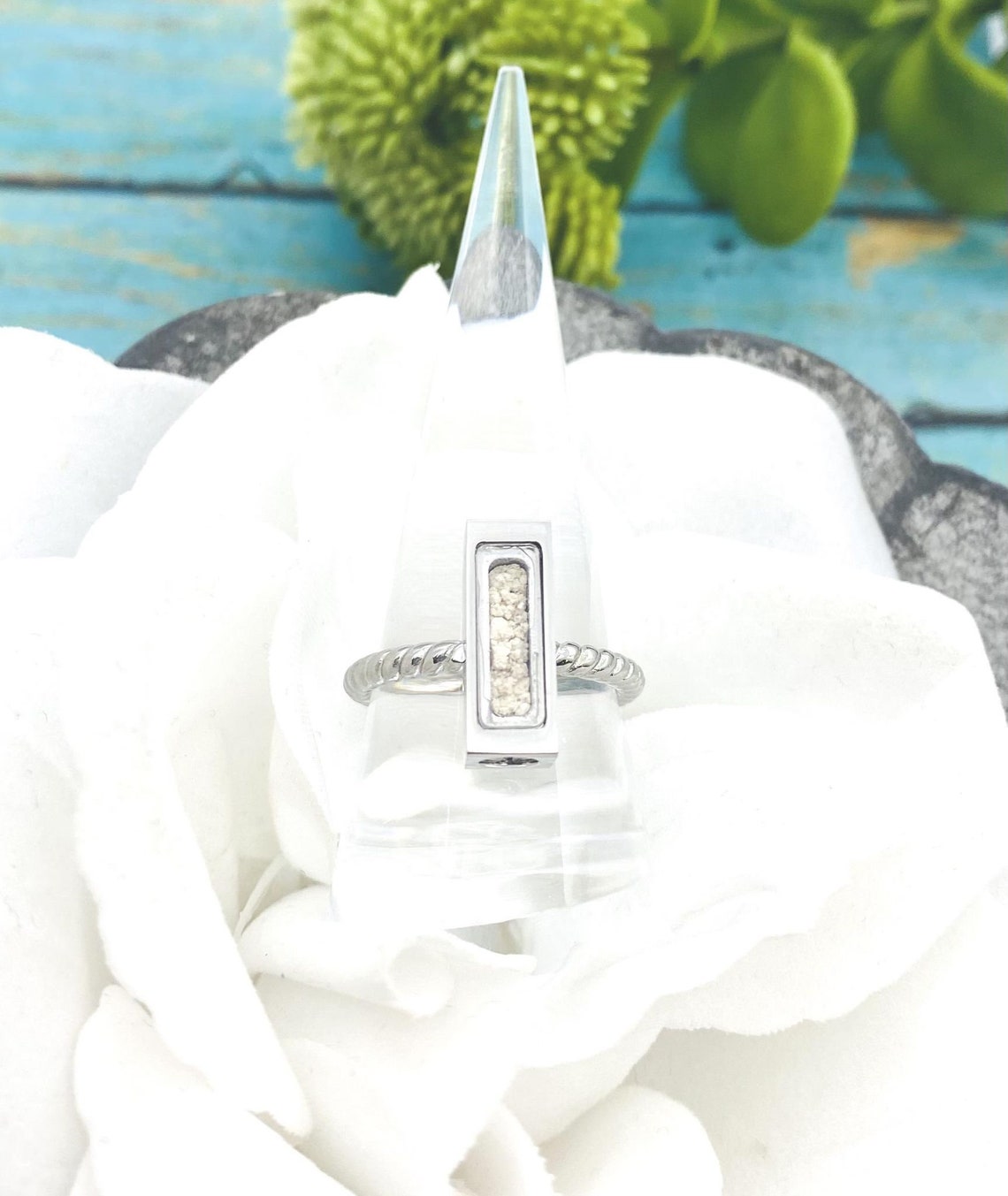 Cremation Locket Urn Rings Heart Teardrop Bar Glass Locket - Etsy