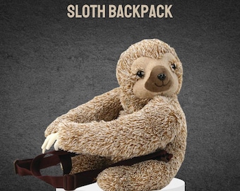 Personalised Child's Mini Backpack Rucksack, Sloth, Personalized Bag ...