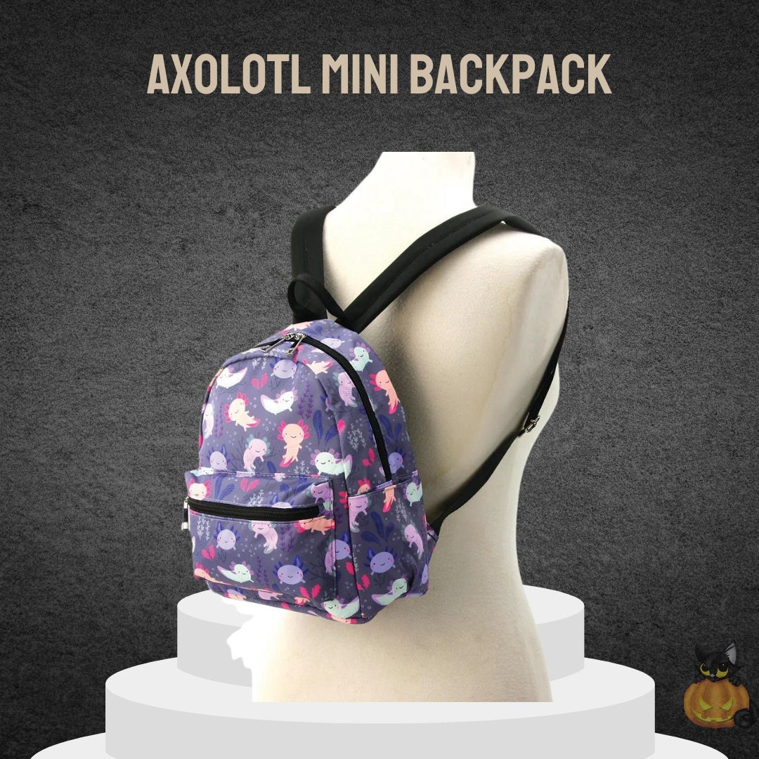 Axolotl Mini Backpack - Etsy