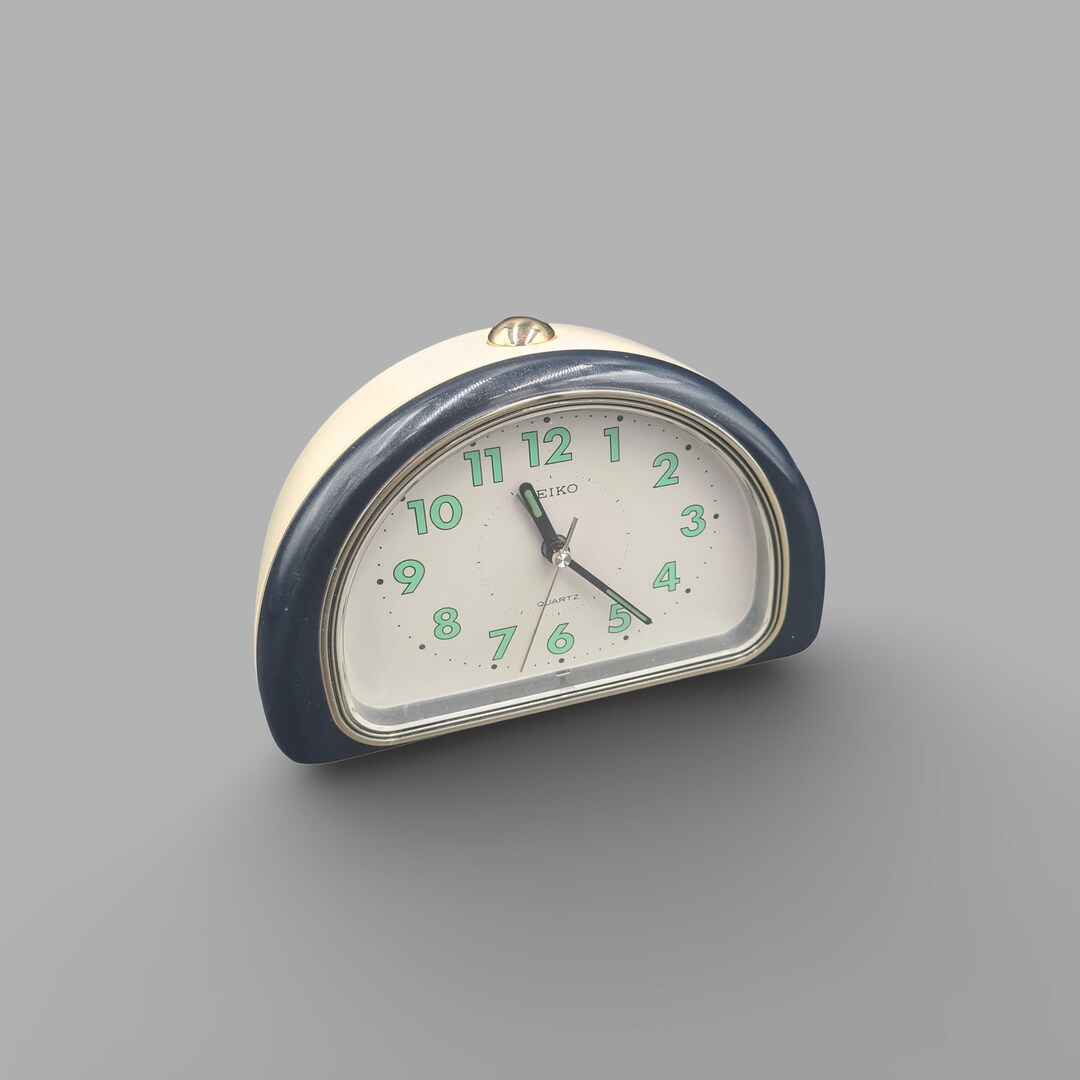 Vintage Seiko Table Clock - Space Age Style - 60s Look - Retro Design ...