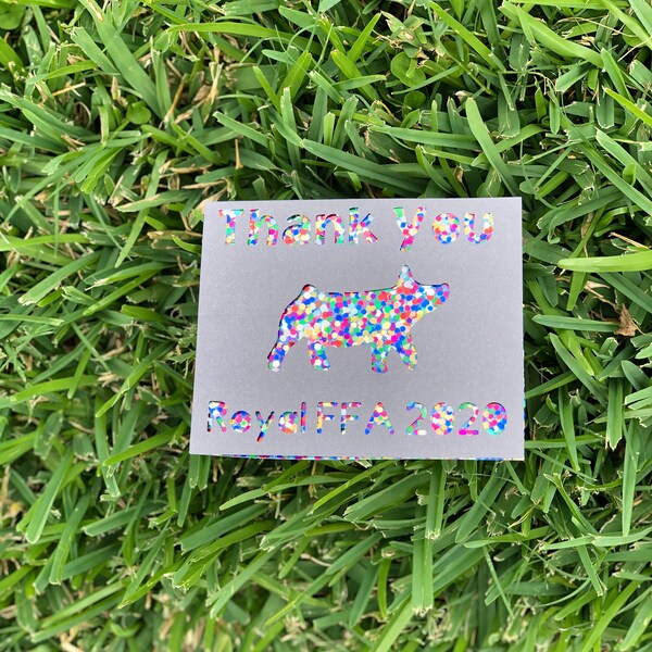 Ffa Thank You Card - Etsy