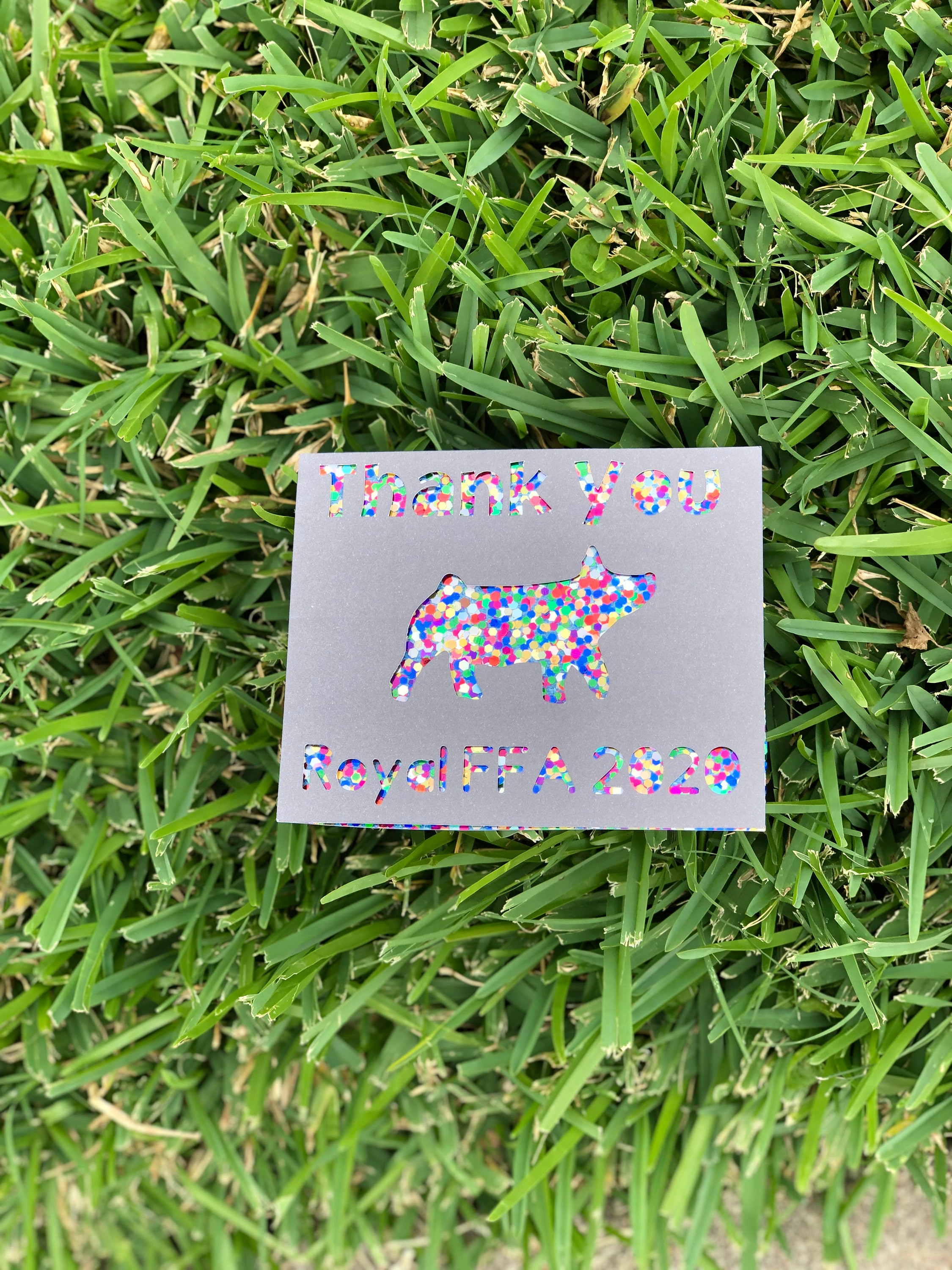 FFA 4H Thank You Cards Inserts Livestock - Etsy