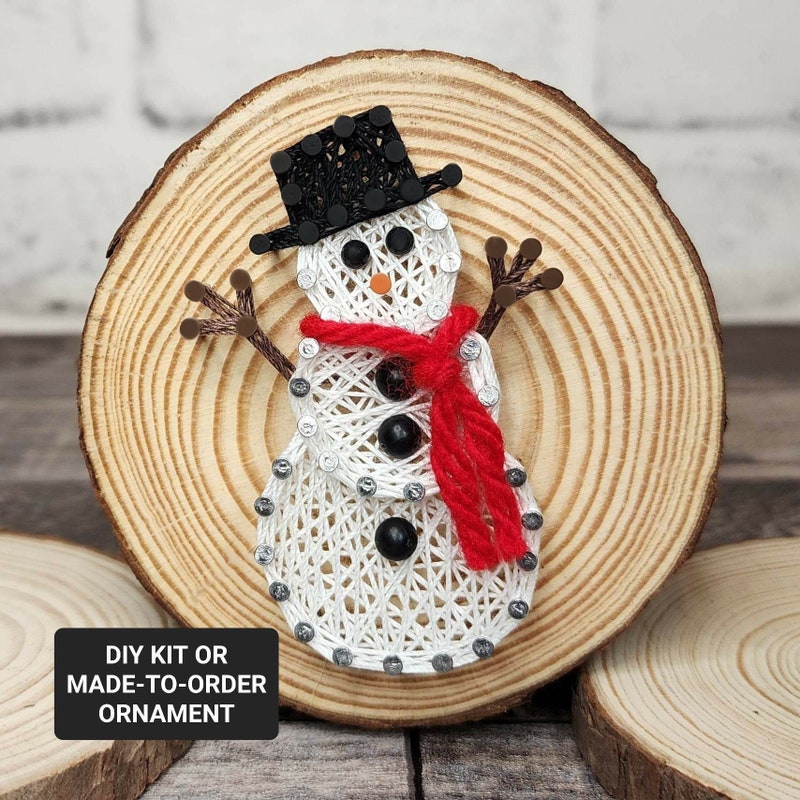 Snowman String Art - Etsy