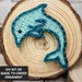 DIY Kit or MTO Dolphin String Art Ornament - Etsy