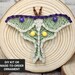 DIY Kit or MTO Luna Moth String Art Ornament - Etsy