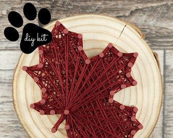 Fall Leaf String Art - Etsy