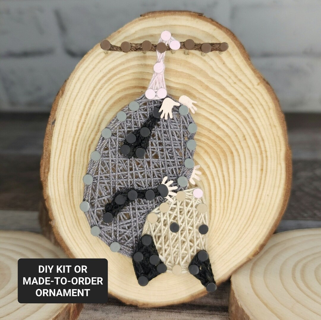 DIY Kit or MTO Opossum String Art Ornament - Charity Series Profits ...
