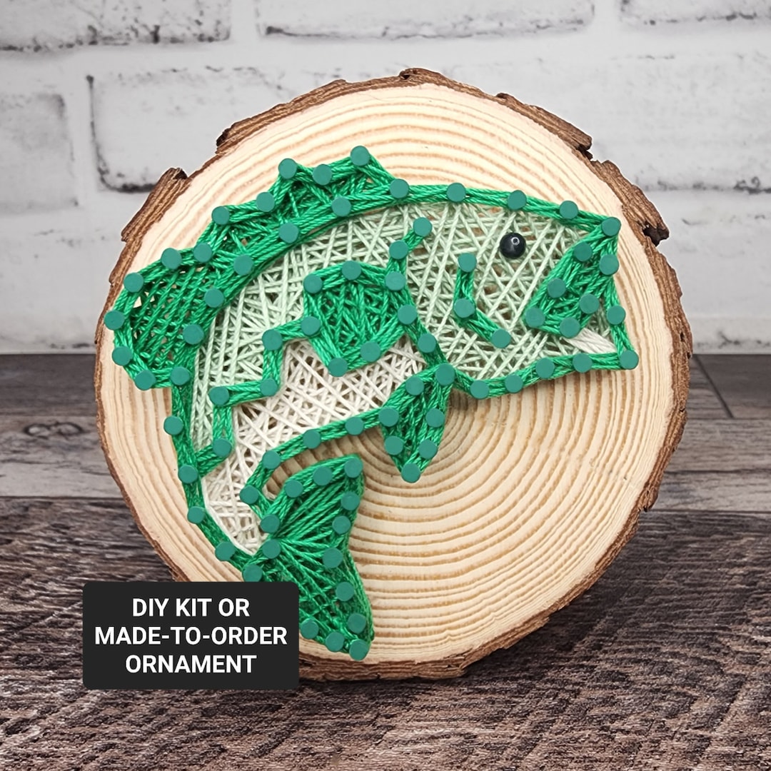DIY Kit or MTO Bass String Art Ornament - Etsy