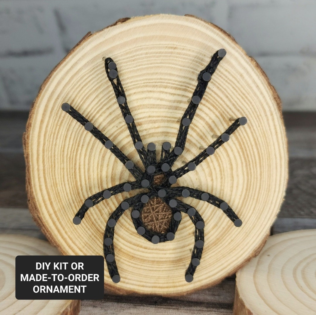 DIY Kit or MTO Spider String Art Ornament - Etsy
