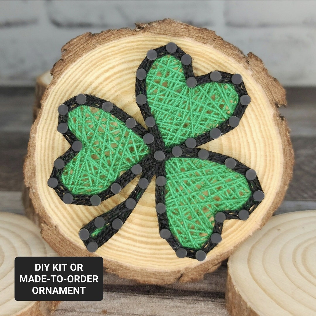 DIY Kit or MTO Clover String Art Ornament - Etsy