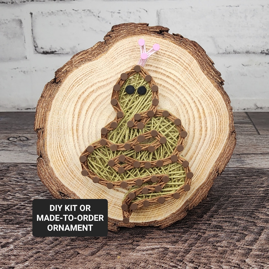 DIY Kit or MTO Snake String Art Ornament - Etsy