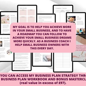 Business Plan | Business Plan Workbook | A4 PDF Small Business Plan ...