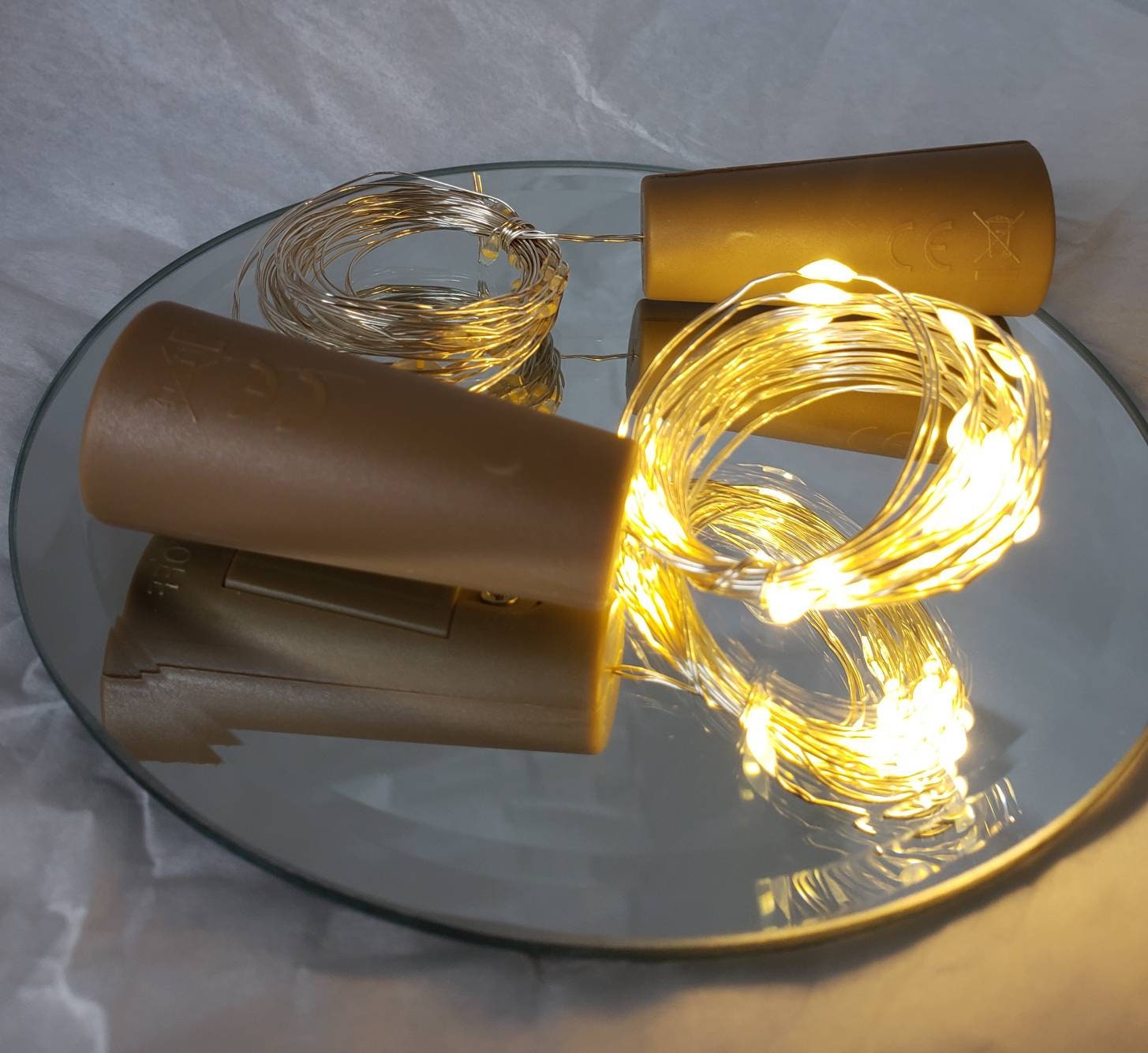 Led Cork String Lights, Wine Bottle Lights, Cork Stopper, Battery ...