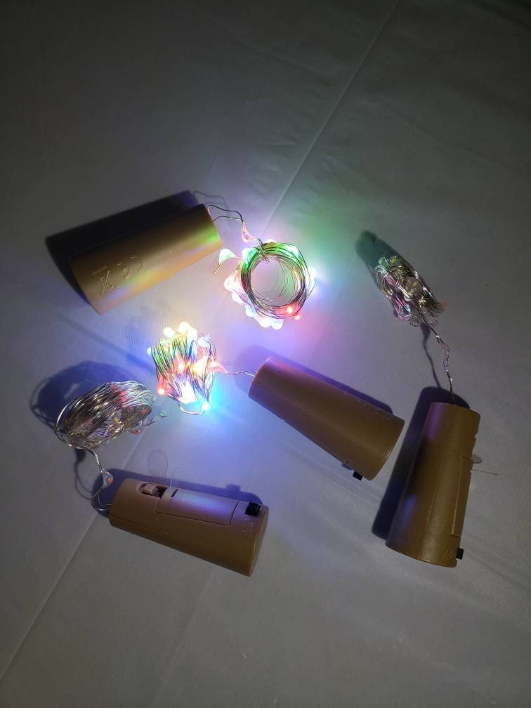 LED Multi Color Cork Light, Cork String Lights, Wine Bottle Lighting ...