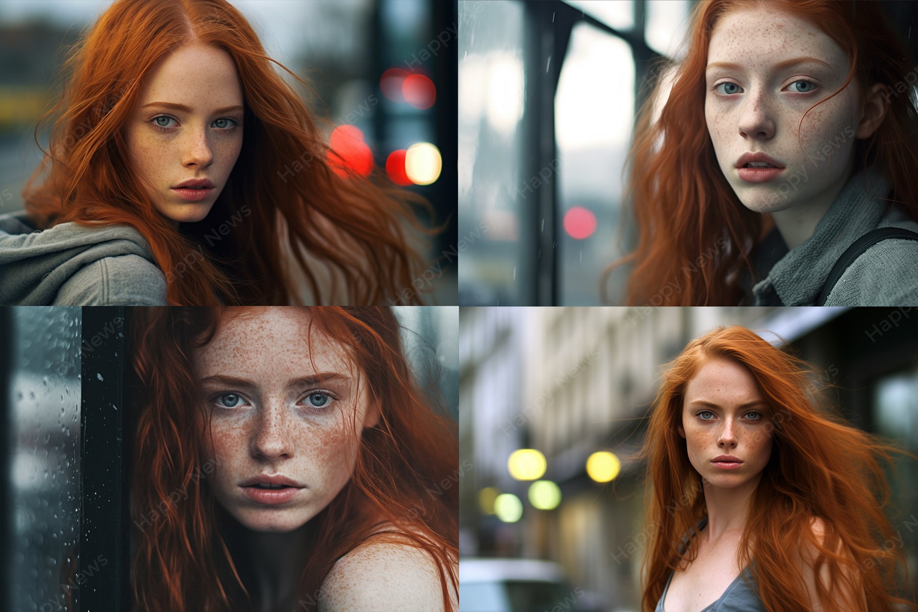 Red Headed Girl In Commercial