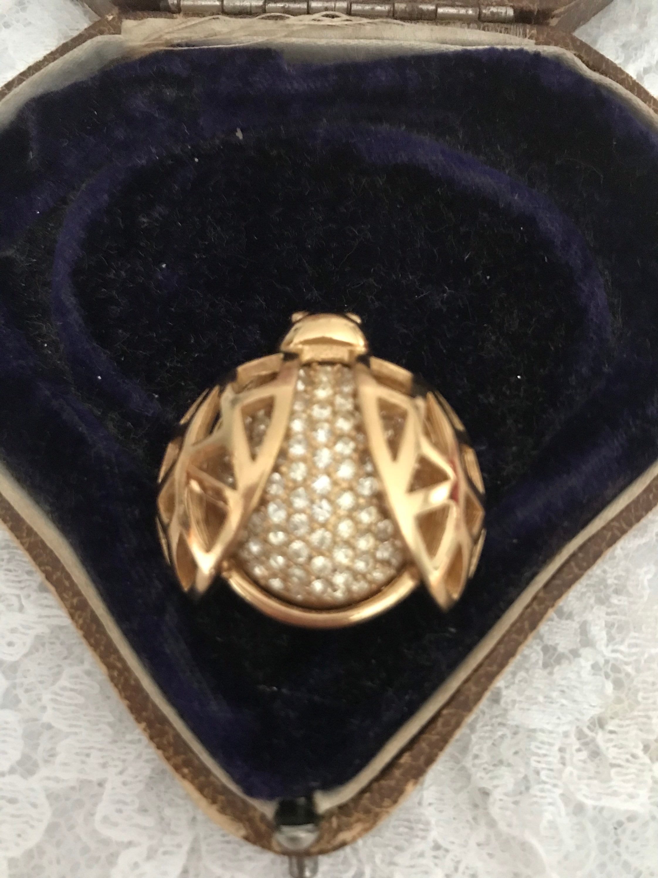 Designer Brooch 1950's Signed Christian Dior Bug Insect - Etsy Australia