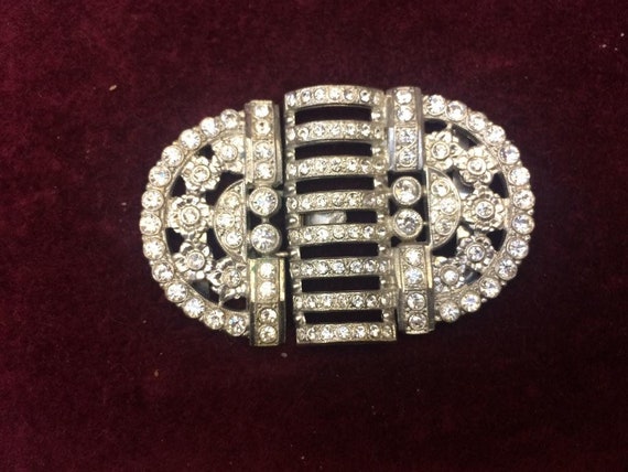 Stunning large Late Edwardian Early Art Deco Paste Bu… - Gem