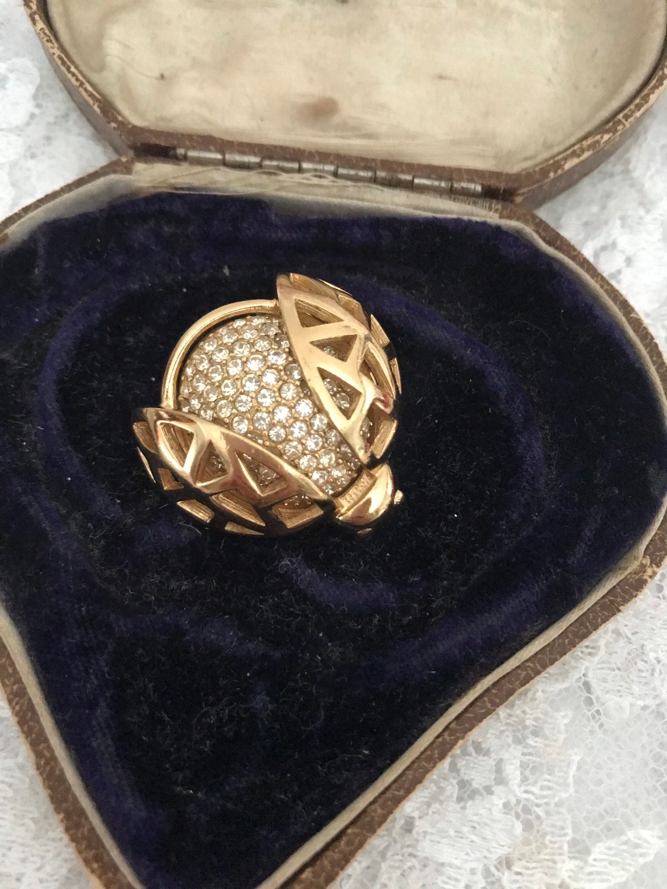 Designer Brooch 1950's Signed Christian Dior Bug Insect - Etsy Australia