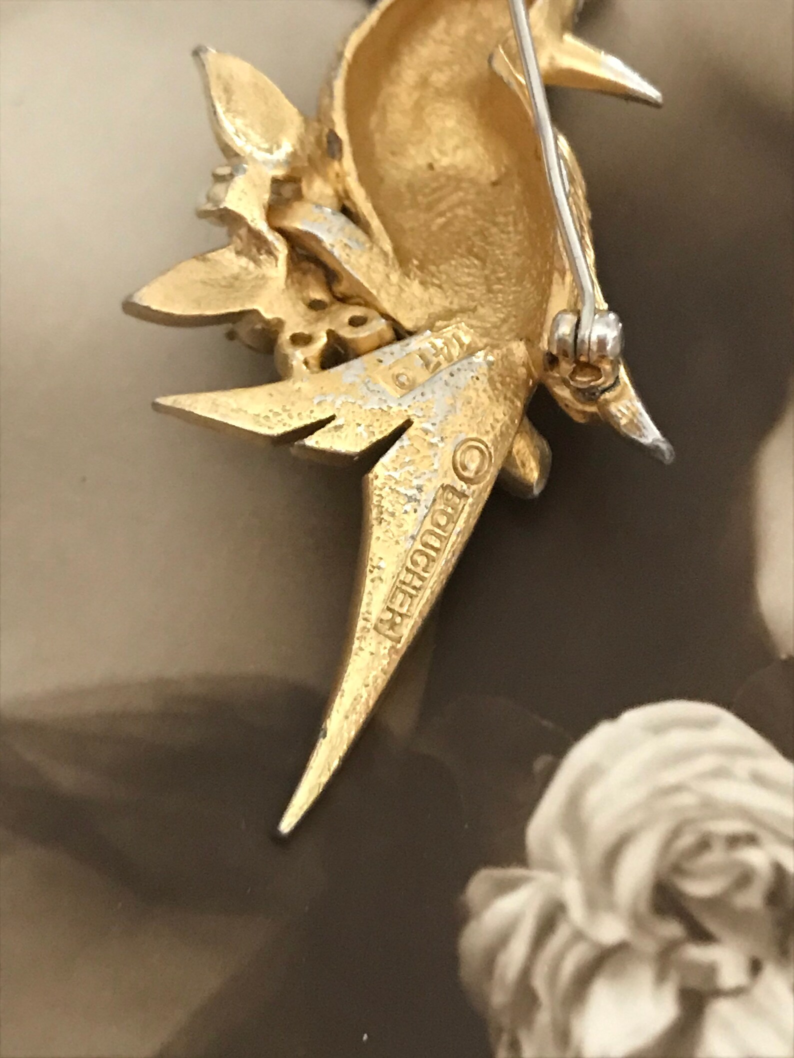 Boucher Brooch Bird of Paradise Brooch Designer Boucher Gold | Etsy UK