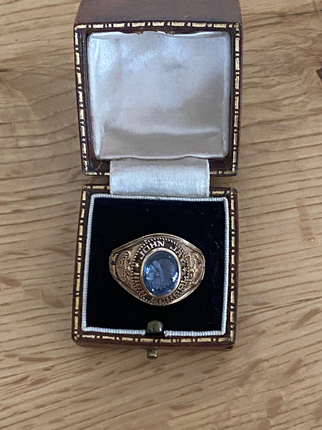 American Graduation Ring John Jay High School With Indian - Etsy