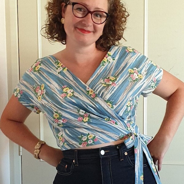 Surplice Top Sewing Pattern - Etsy