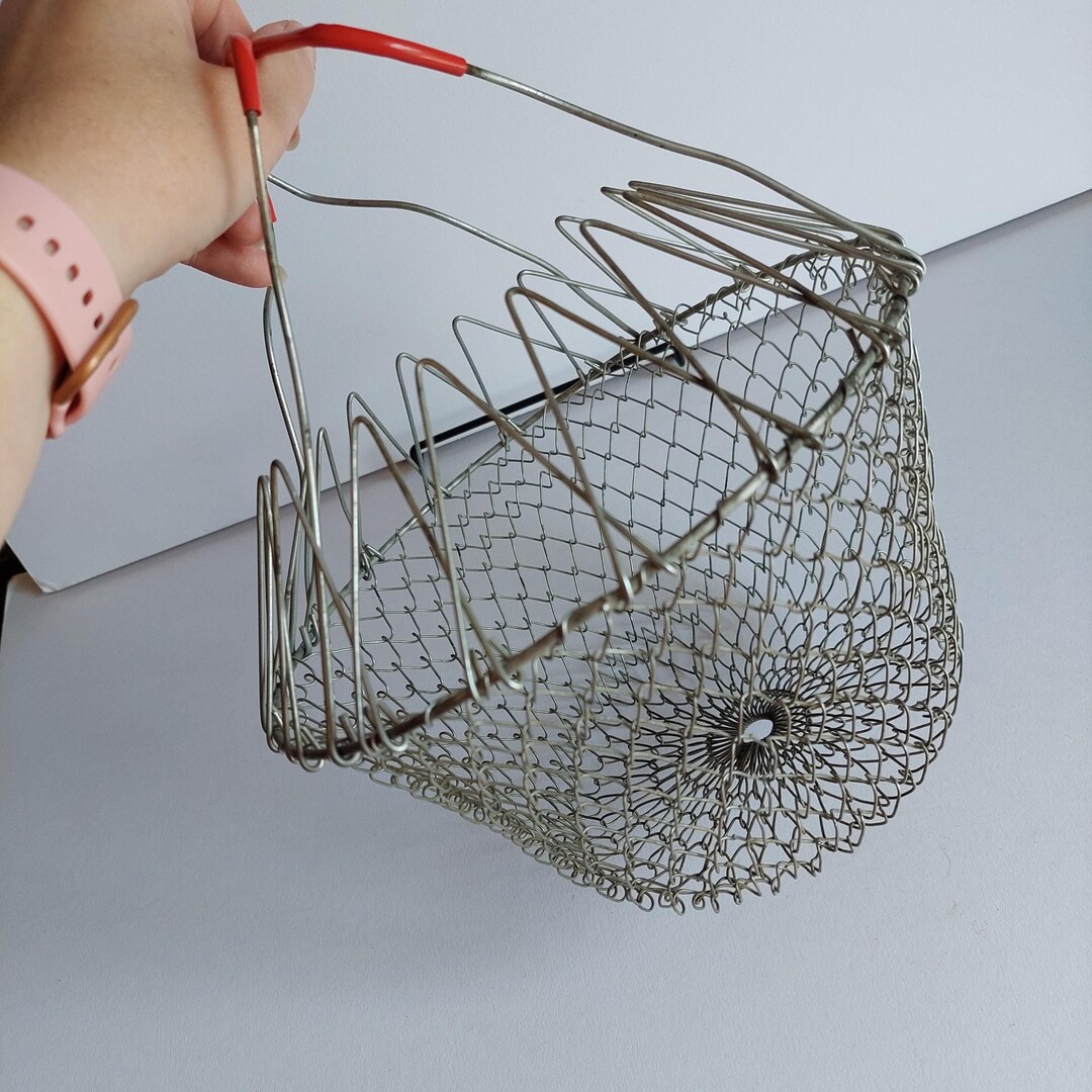 Vintage Wire Mesh Egg Collecting Basket - Etsy