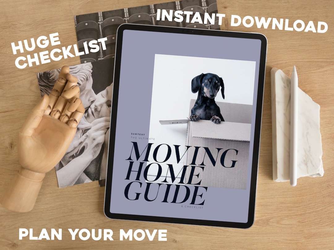 Moving Home Guide, House Move Checklist, New Home Build, First Home ...