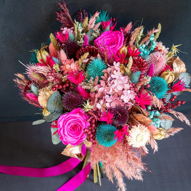 Turquoise Bouquet - Etsy