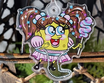 Spongebob Acrylic Keychain - Etsy
