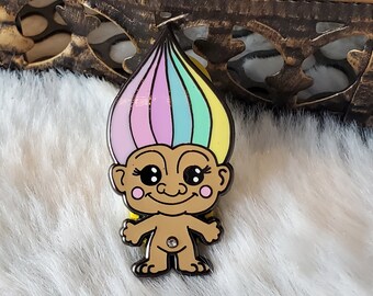 Troll Enamel Pin - Etsy