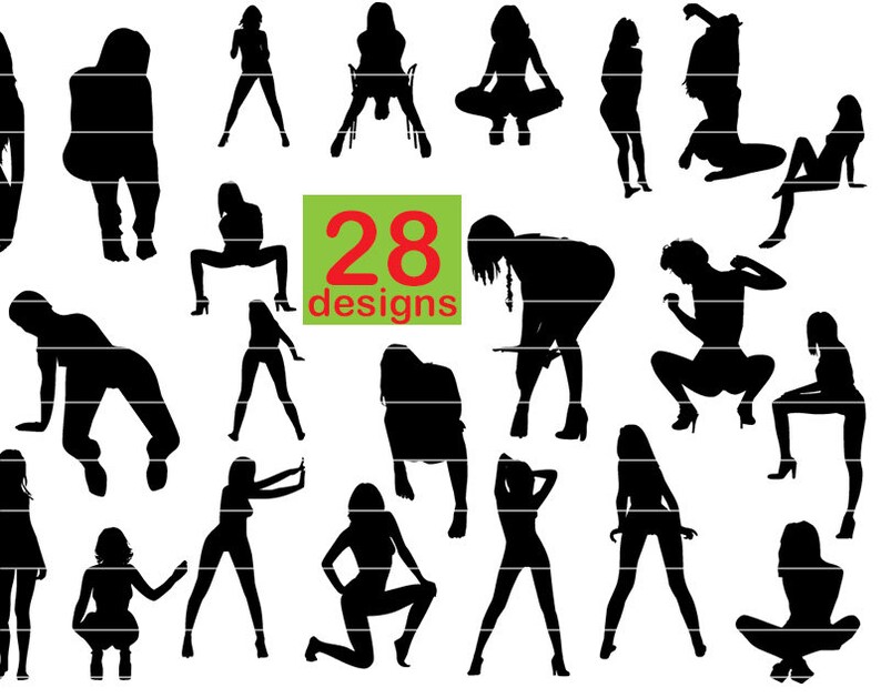 Strippers Svg Sexy Girls Svg Bundle Dancers Poses Svg Sexy Etsy