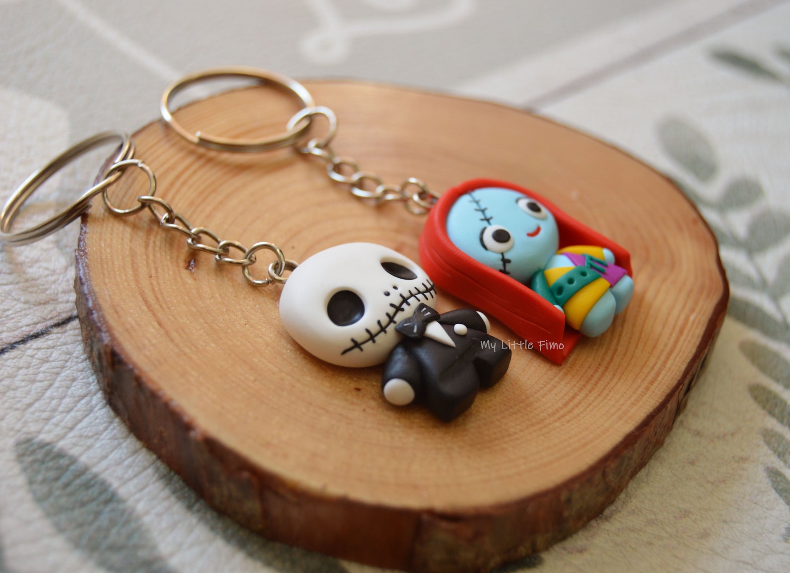 Jack Keychain Sally Keychain Nightmare Jack and Sally | Etsy