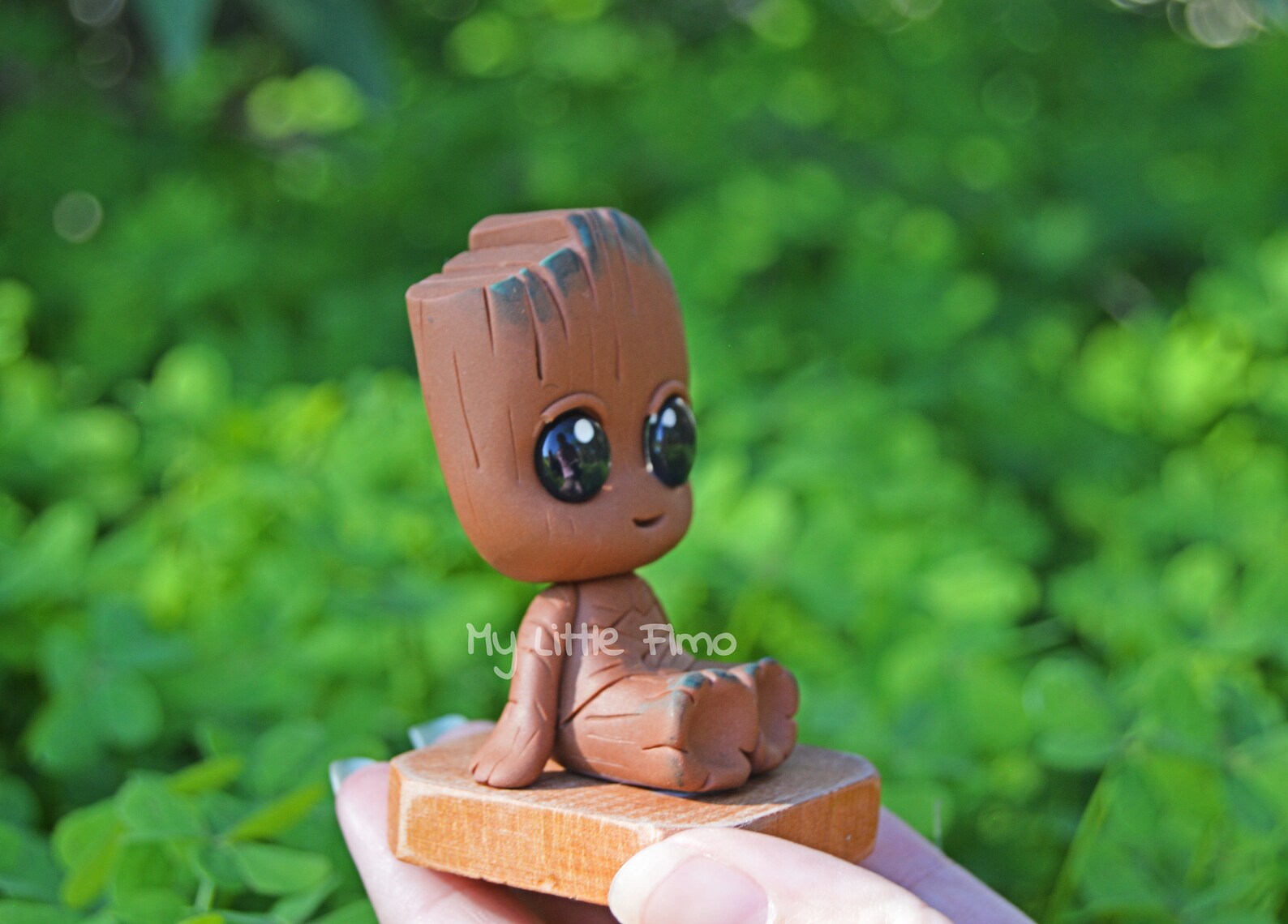 Groot Figure Galaxy Groot Decoration Polymer Clay Groot | Etsy