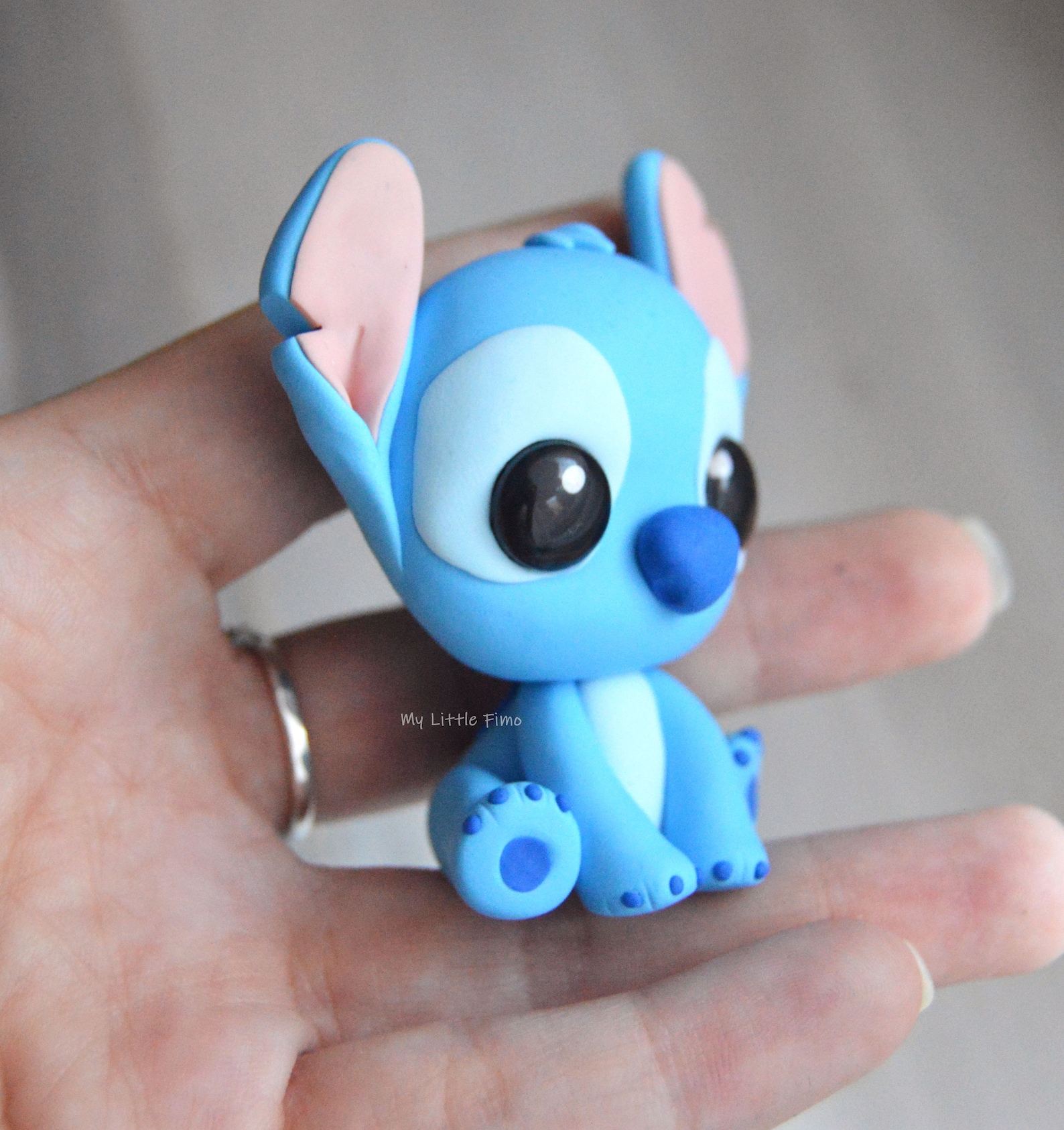 Stitch Figure Polymer Clay Stitch Cake Topper Birthday - Etsy